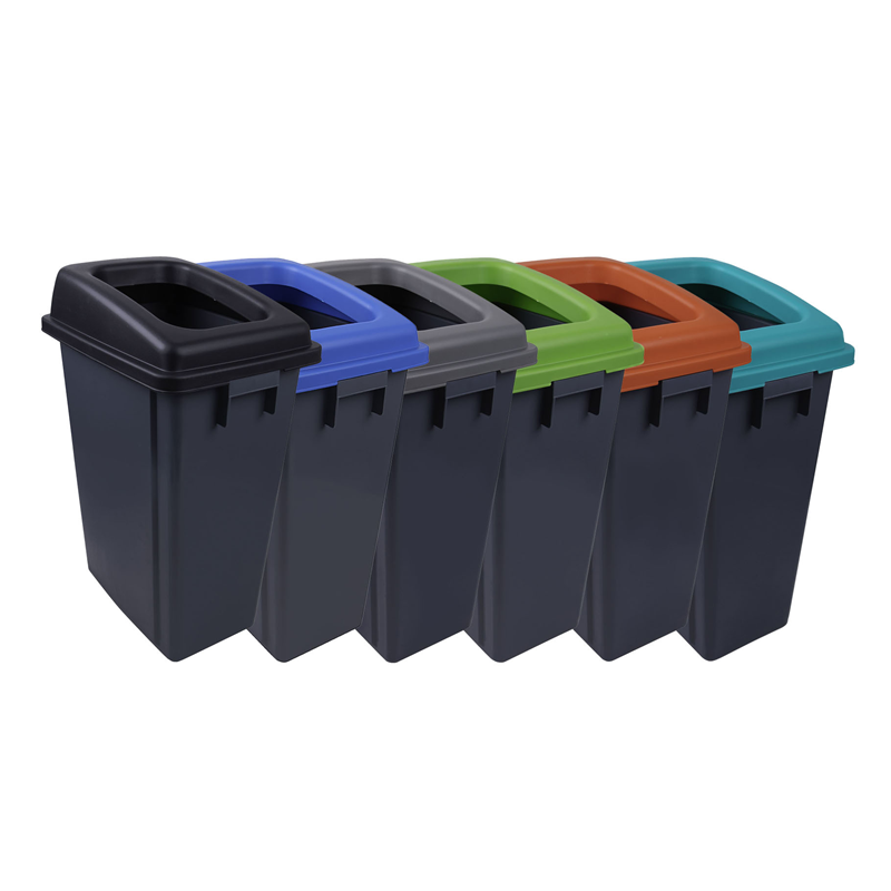60L Recycling Bin - Grey | Bins | Cleaning Equipment | Clena Supplies